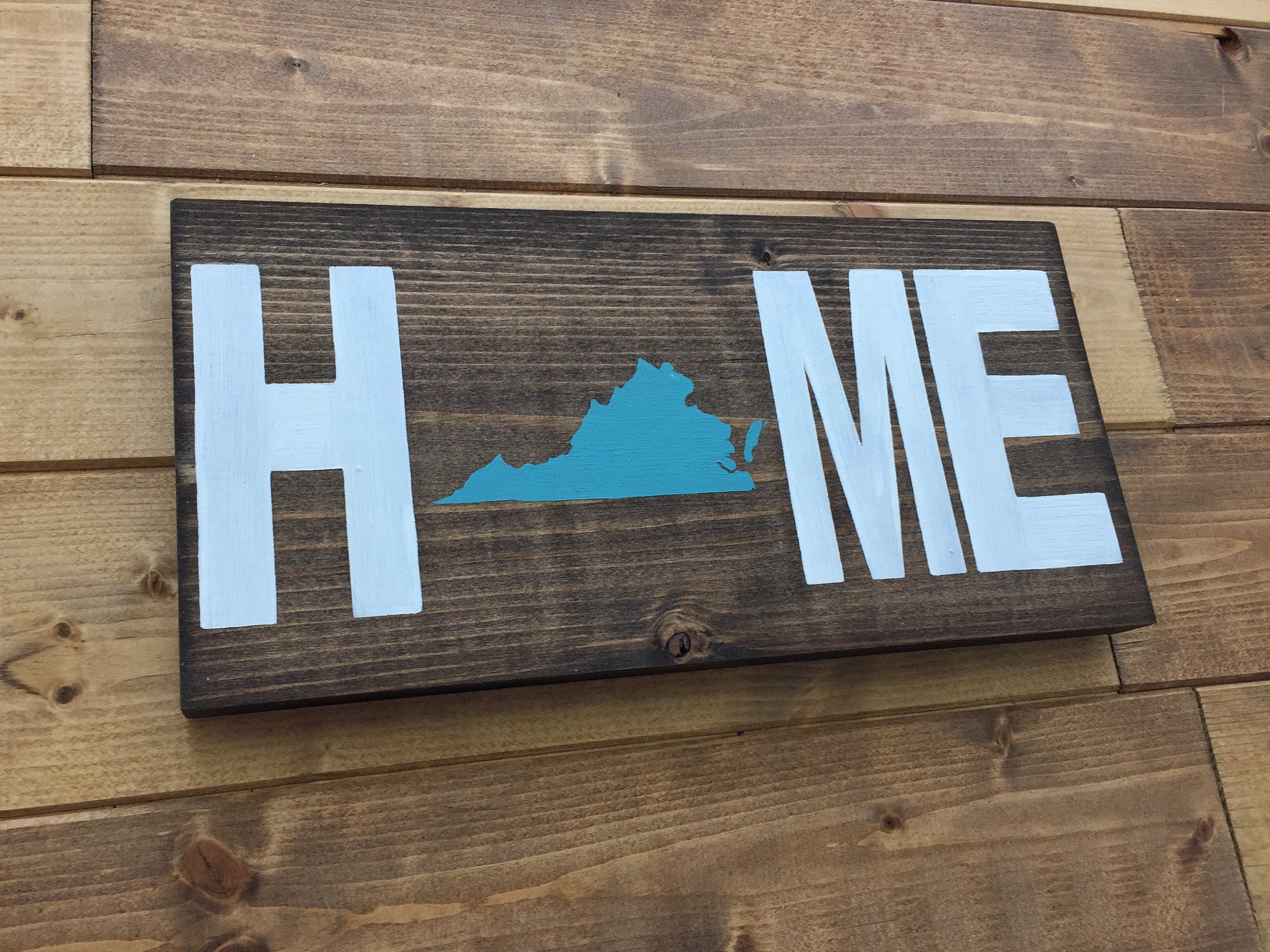 Pick State Home State Wood Sign Home state decor State - Etsy.de