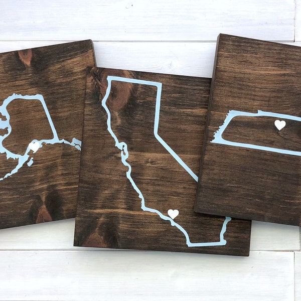 Home State Sign - Etsy