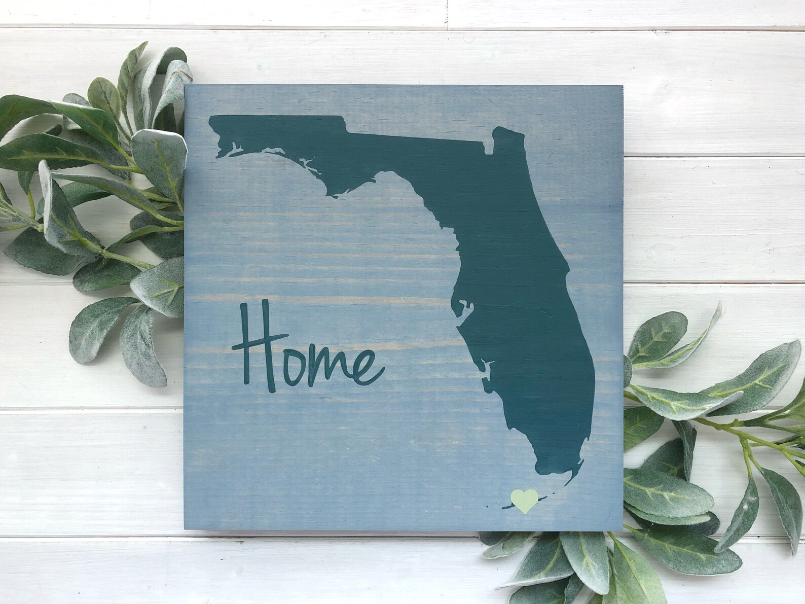 Florida Home Sign Florida Keys Sign Florida Map Florida | Etsy