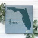 Florida Home Sign Florida Keys Sign Florida Map Florida | Etsy