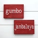 Gumbo Sign Jambalaya Sign Set of 2 Louisiana Signs - Etsy