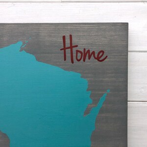 Wisconsin Home Sign Wisconsin Wall Decor Moving Gift - Etsy