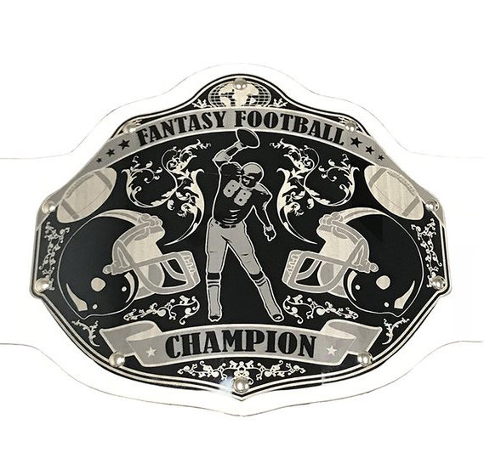 Football Championship Belt Trophy - Add Your Own Text - Etsy