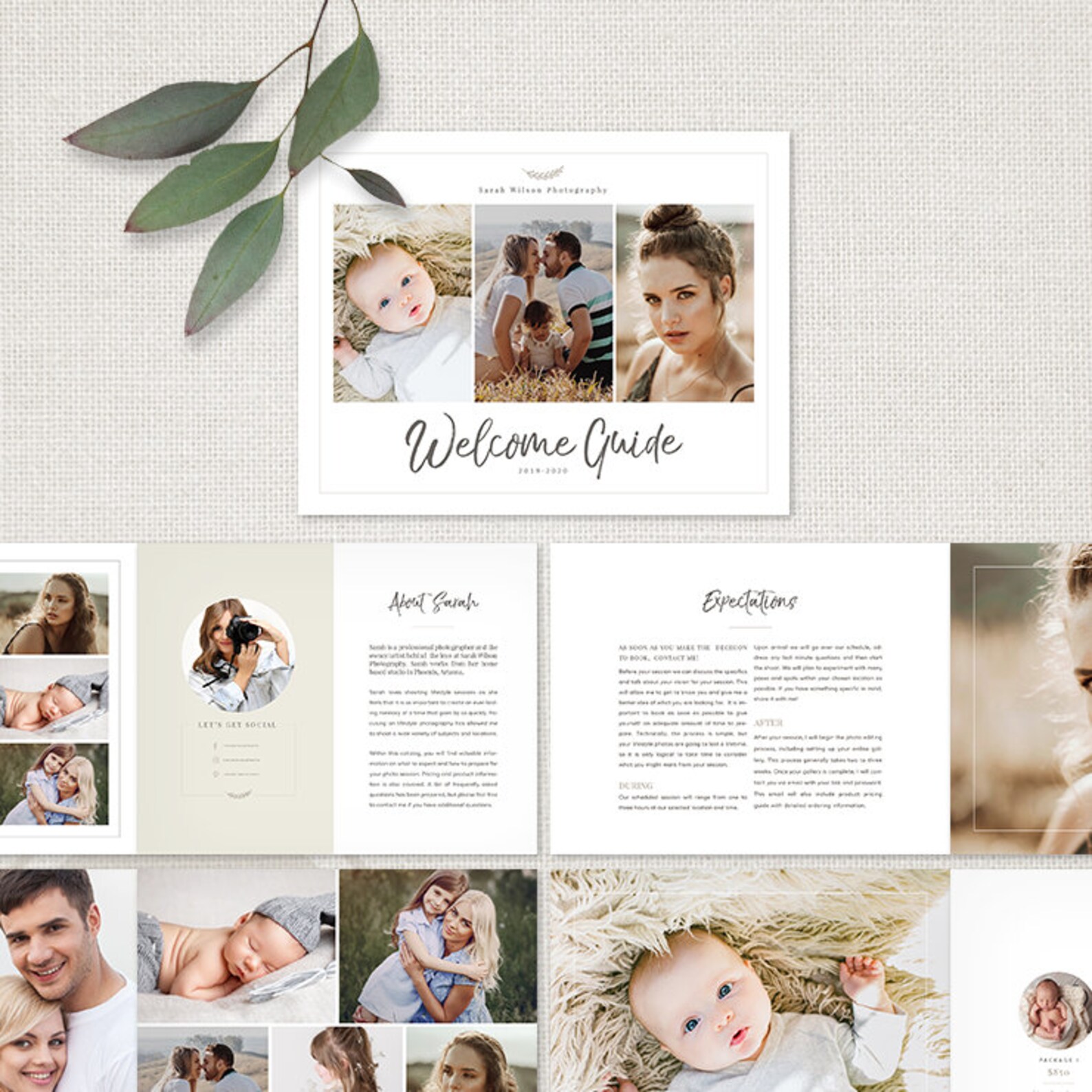 Welcome Magazine Template Welcome Guide Template Photography - Etsy