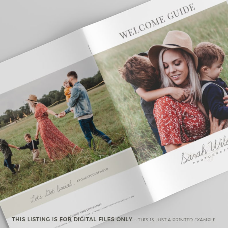 Welcome Magazine Template Welcome Guide Template INSTANT - Etsy