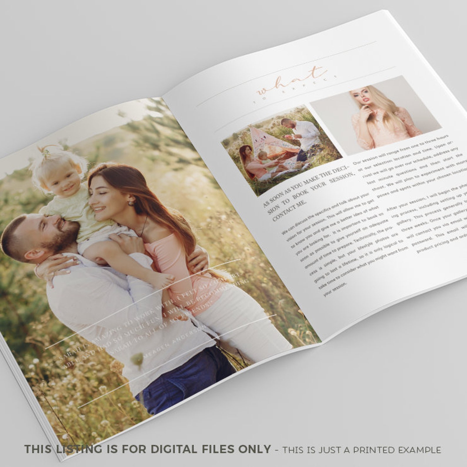 Photography Style Guide Template INSTANT DOWNLOAD Client | Etsy