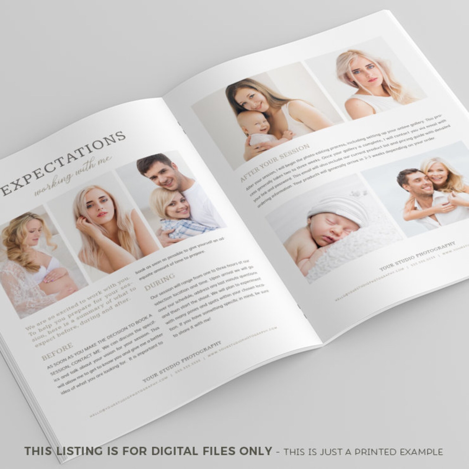 Photography Magazine Welcome Guide Template INSTANT | Etsy