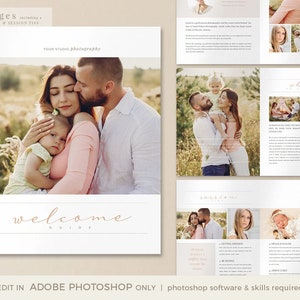 Photography Style Guide Template, INSTANT DOWNLOAD, Client Welcome ...