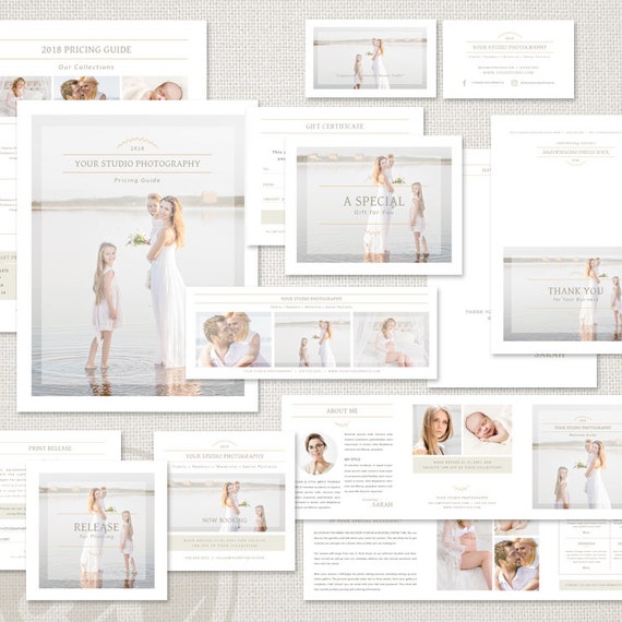 Photography Marketing Set Photographer Welcome Packet | Etsy