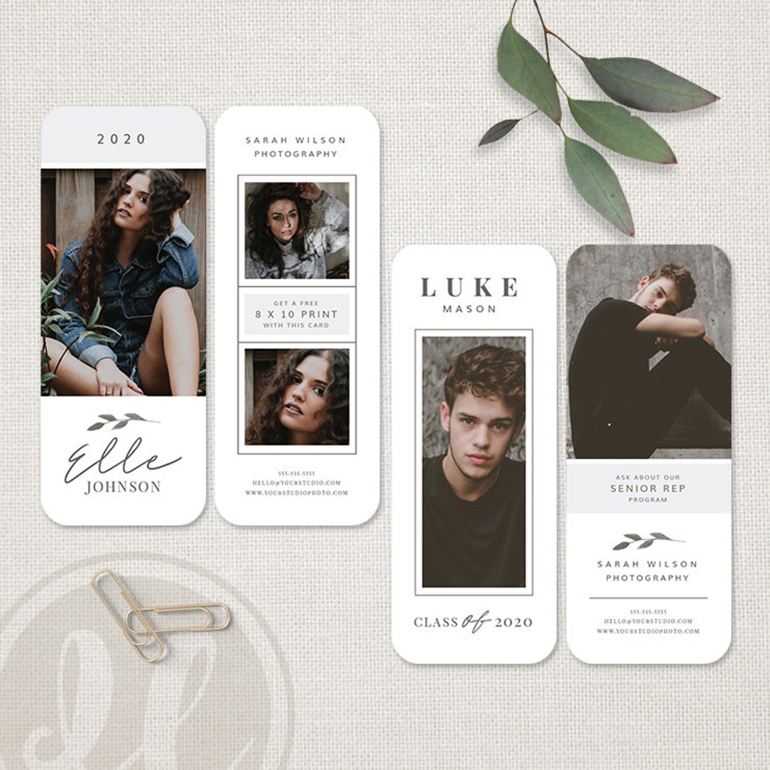 Modern Senior Rep Card Template, Senior Marketing Rep Card Template ...