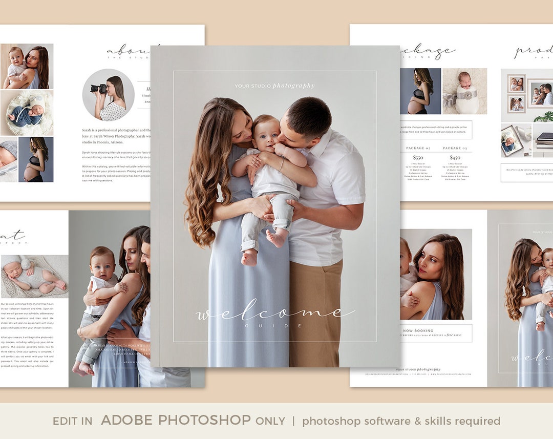 Welcome Magazine Template, Welcome Guide Template, INSTANT DOWNLOAD ...