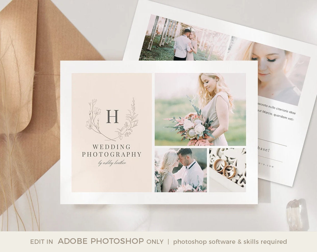 Wedding Photography Promotional Template - Etsy