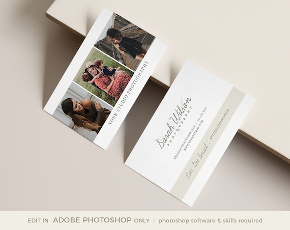 Portrait Photography Business Cards