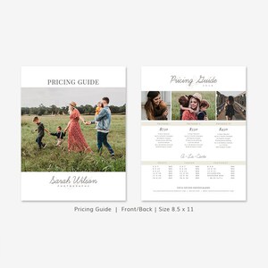 Photography Marketing Set, INSTANT DOWNLOAD, Photographer Welcome ...