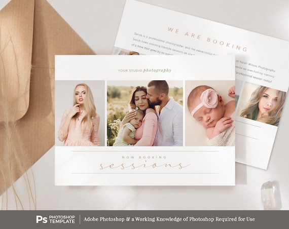 Photography Marketing Template Photography Promo Card | Etsy