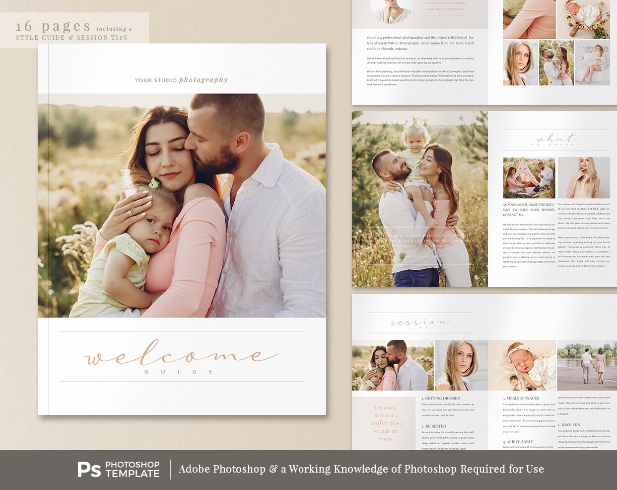 Photography Style Guide Template INSTANT DOWNLOAD Client | Etsy