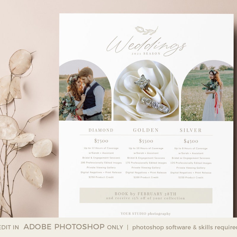 Wedding Officiant Flyer - Etsy