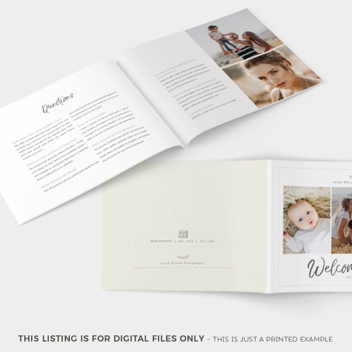 Welcome Magazine Template Welcome Guide Template Photography - Etsy