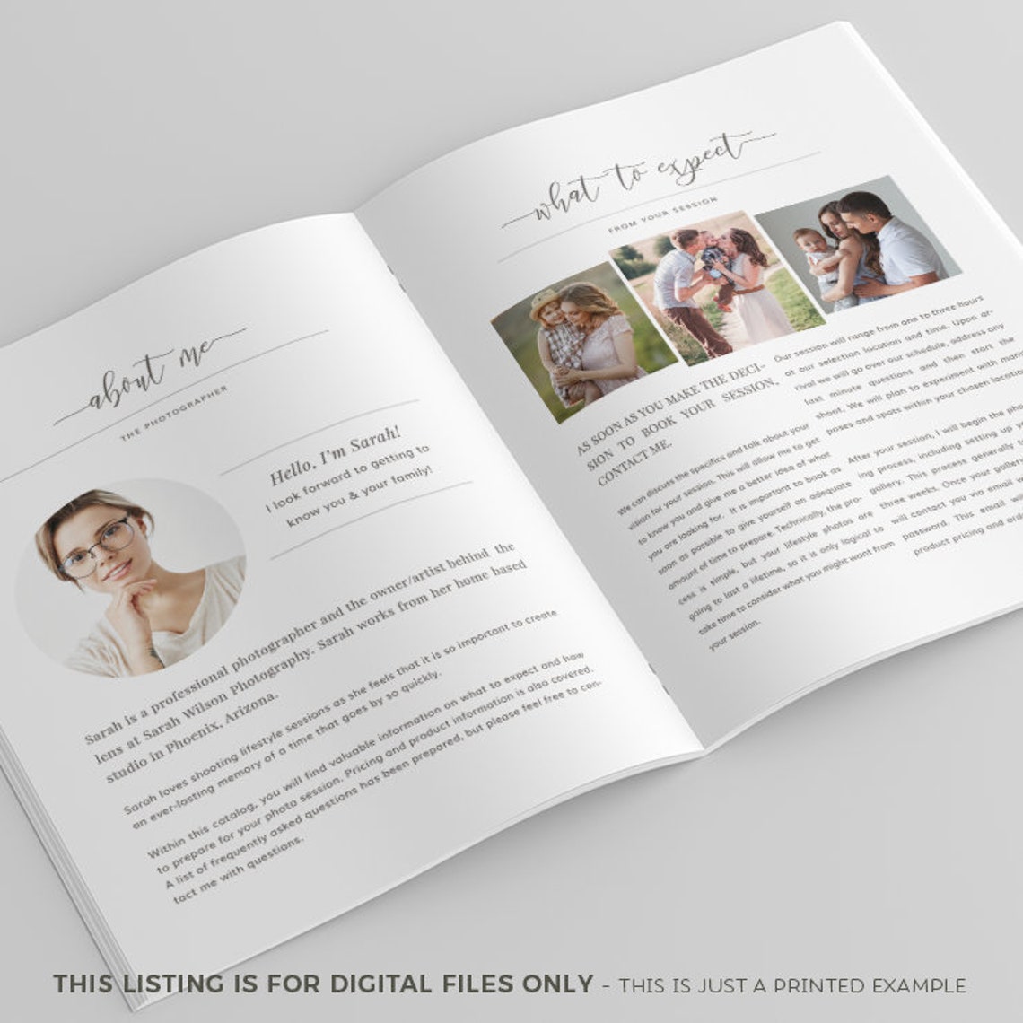 Style Guide Template Photography What to Wear Client Style - Etsy