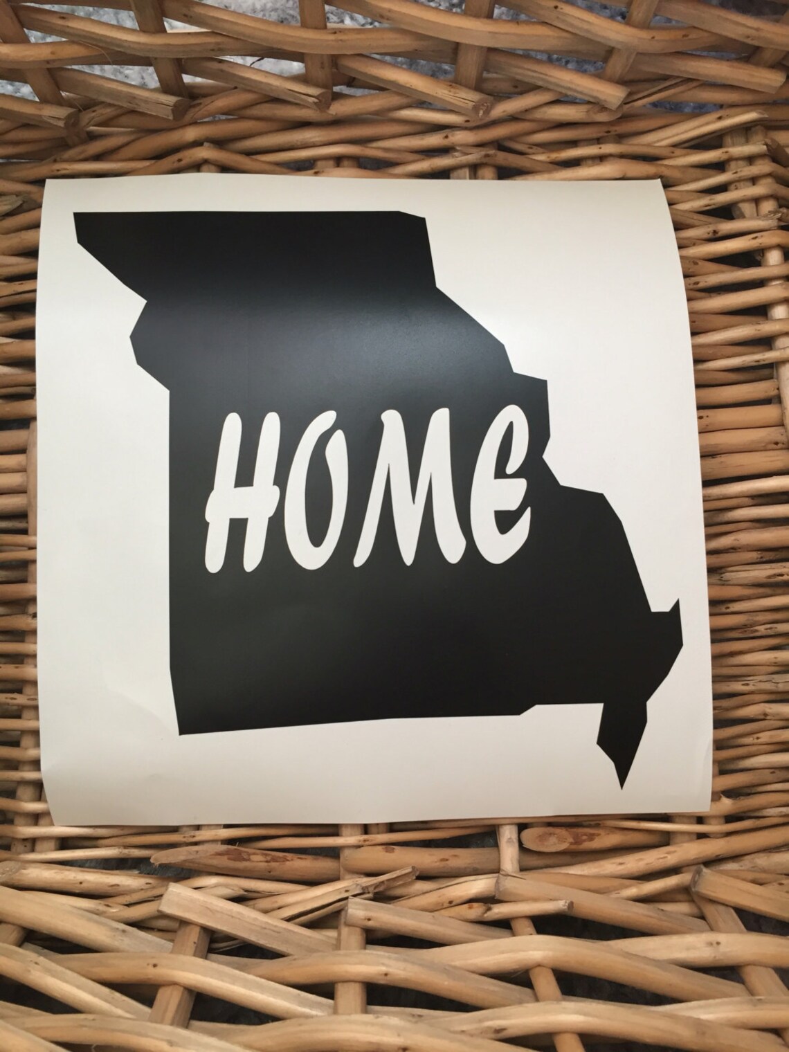 Any State Decal Home State Decal Wall Decal Window Decal - Etsy