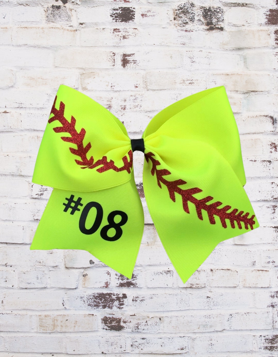 Softball Hair Bow, Personalized Softball Bow, Team Hair Bow - Etsy