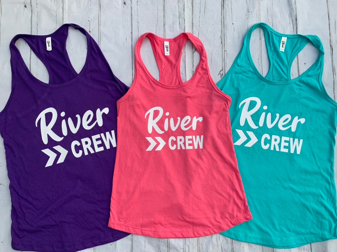 River Crew Tank Top Summer Tank Tops Funny Tank Racerback - Etsy