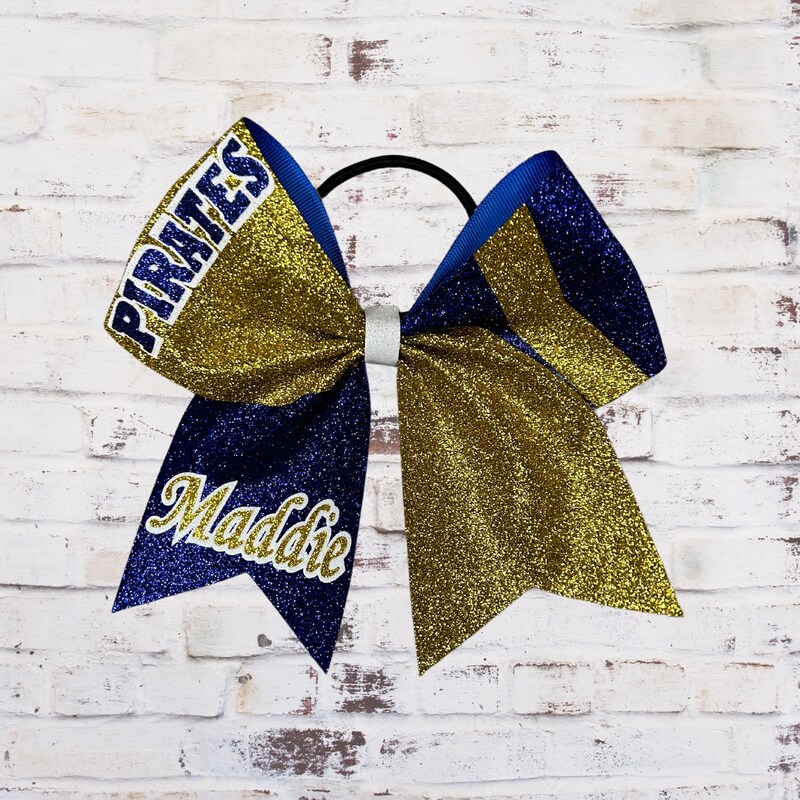 Gold Cheer Bow - Etsy