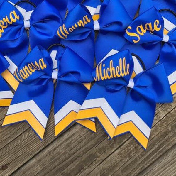 Custom Cheer Bows - Etsy