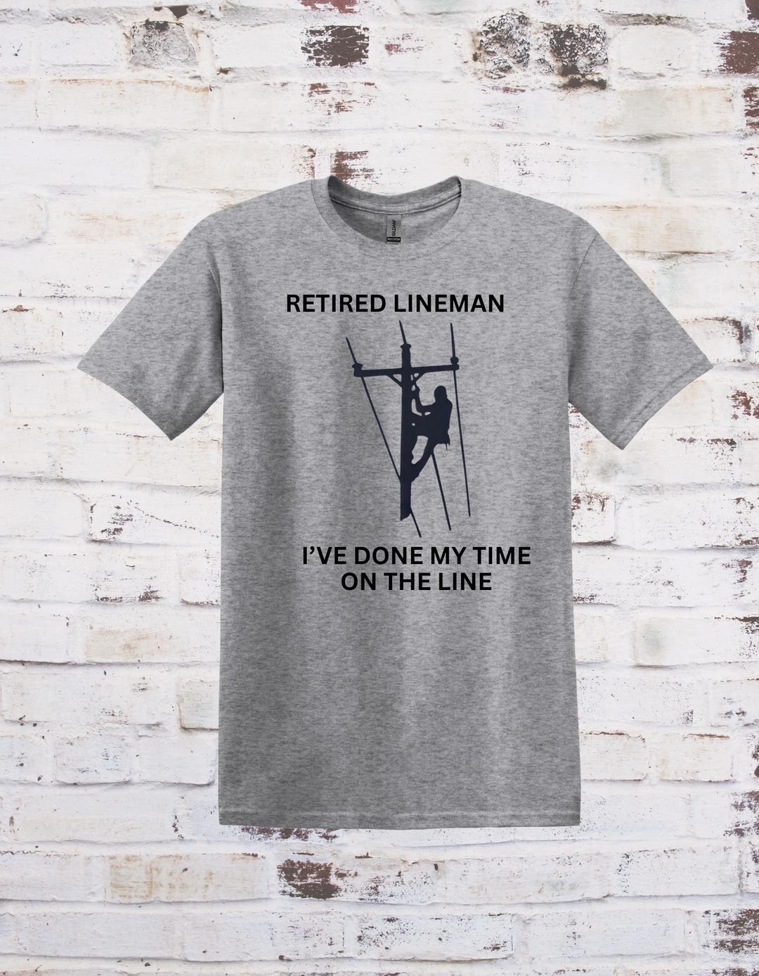Retired Lineman Shirt, Retirement Gift, Graphic Tees, Unisex Tee - Etsy