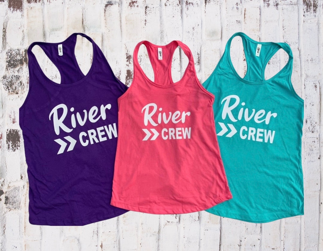 River Crew Tank Top, Summer Tank Tops, Funny Tank, Racerback Tank - Etsy