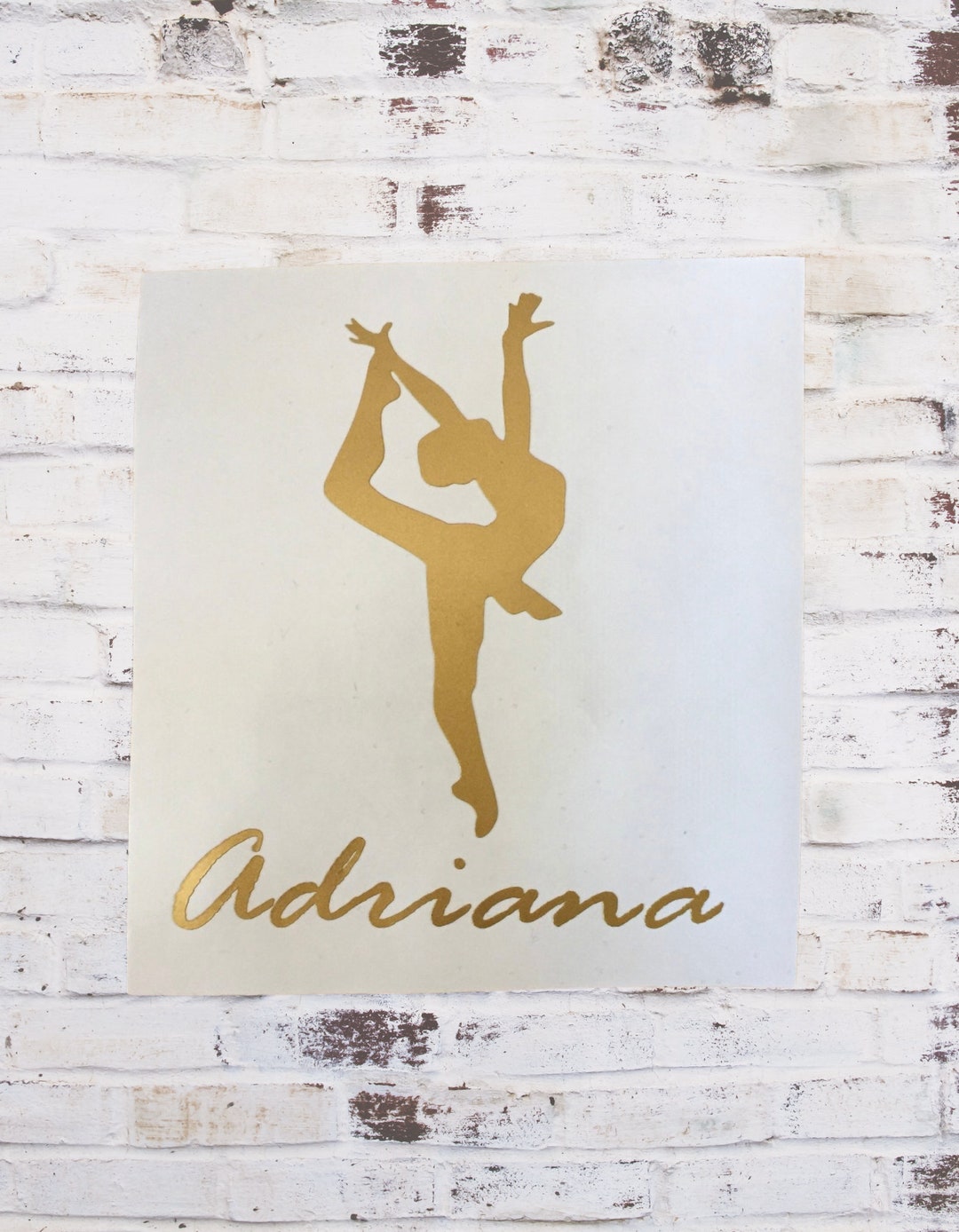 Ballerina Decal, Ballet Dancer Decal, Dance Decal, Custom Decal - Etsy