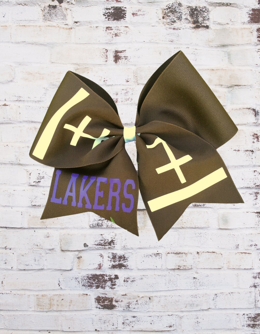 Cheer Bow, Football Hair Bow, Customize With Your Name, Number or Team ...