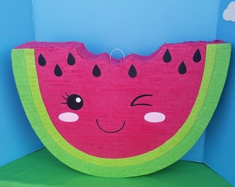 Watermelon Pinata, Watermelon Party Decoration - Etsy