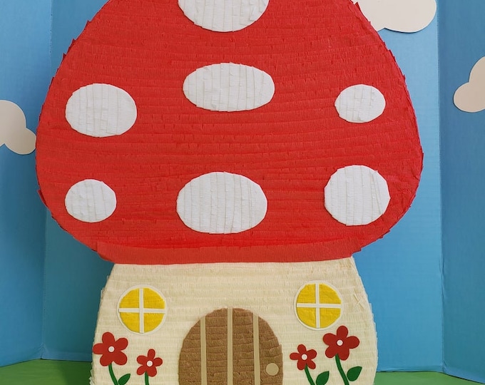 Fairy Home Pinata. Mushroom Pinata. Gnome Pinata. | Etsy