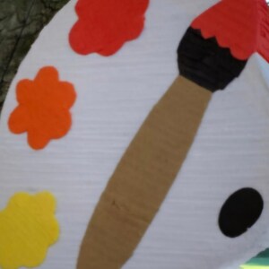 Art Palette Pinata: Handmade Painting Party Game, 24-inch - Etsy