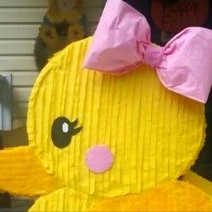 Duck Personalized Handmade Piñata, Party Game, Birthday Fun, Duck ...