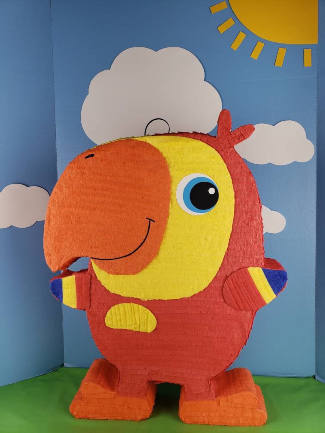 Personalized Handmade Pinata: Parrot Party Game, Birthday Celebration ...