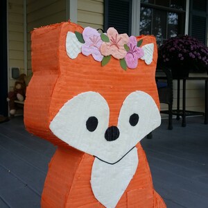 Fox Pinata. Fall Birthday Party Pinata. - Etsy