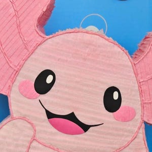 Axolotl Personalized Handmade Pinata, Party Game, Personalized Birthday ...
