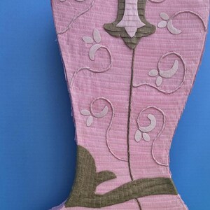 Cowboy Boot Piñata, Handmade Personalized Piñata, First Rodeo Piñata ...