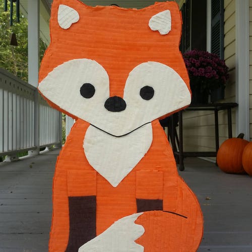 Woodland Fox Pinata Fox Mini Pinata Boho Floral Crown - Etsy