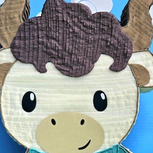Bull Piñata, Personalized Handmade Piñata, First Rodeo Piñata, Party ...