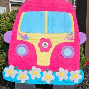 Van Pinata, Personalized Handmade Pinata, Birthday Fun, Family ...