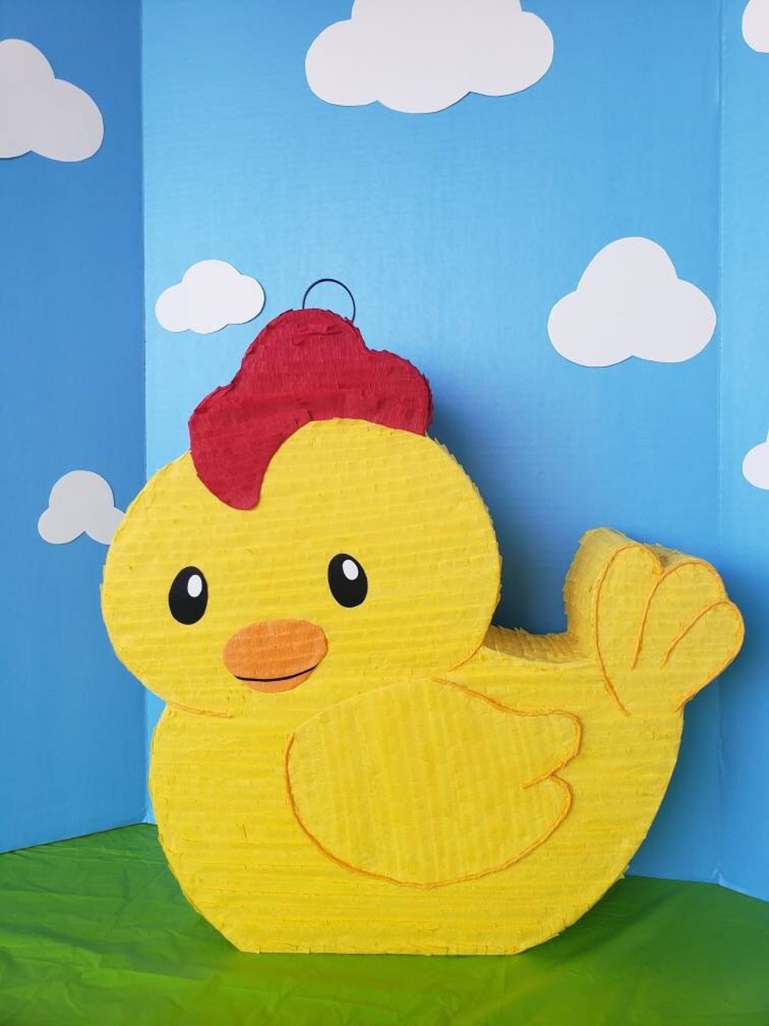 Chicken Pinata, Personalized Handmade Pinata, Pollito Birthday, Party ...