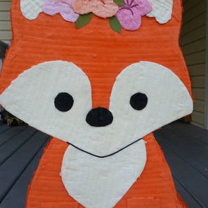 Fox Pinata. Fall Birthday Party Pinata. - Etsy