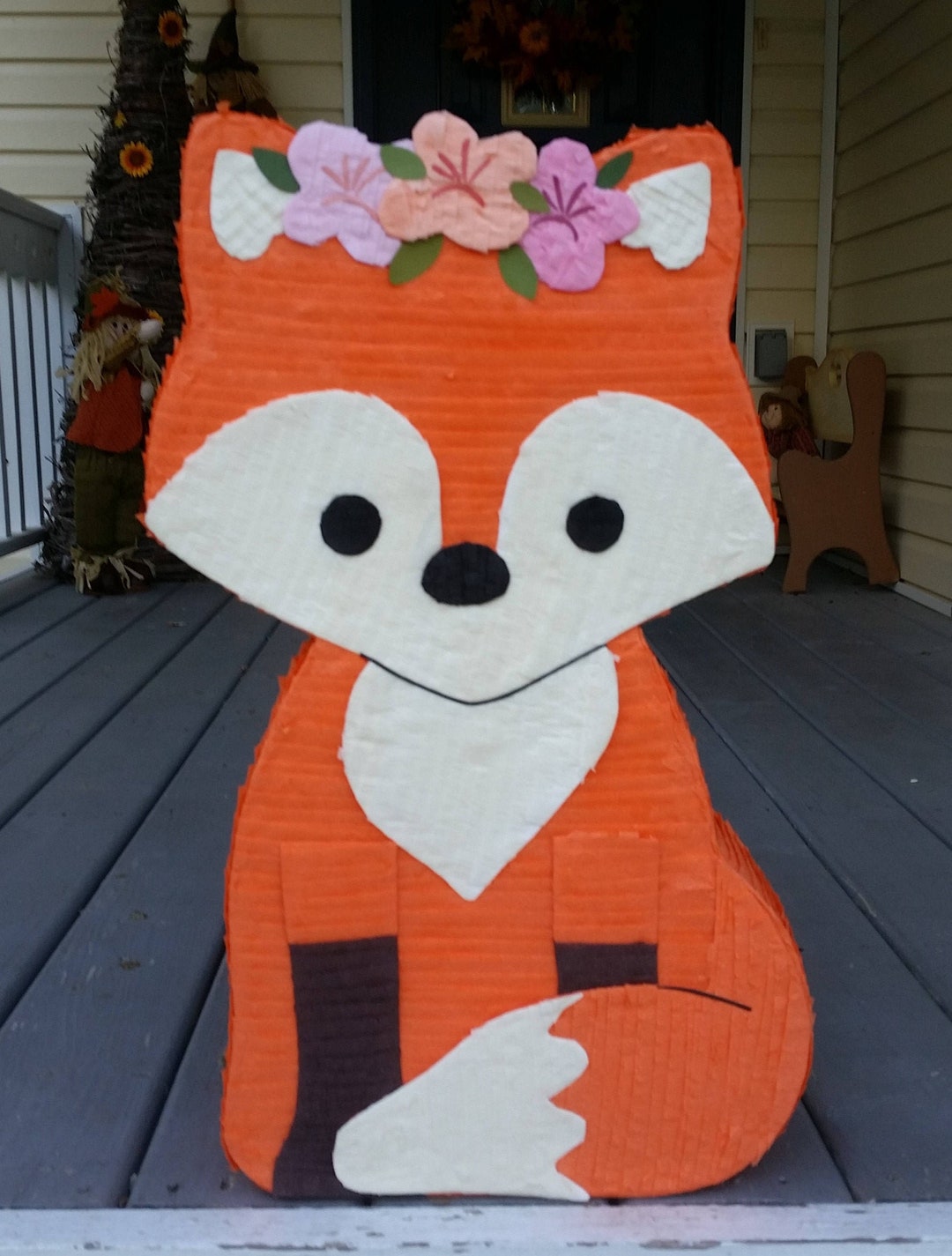 Fox Pinata. Fall Birthday Party Pinata. - Etsy