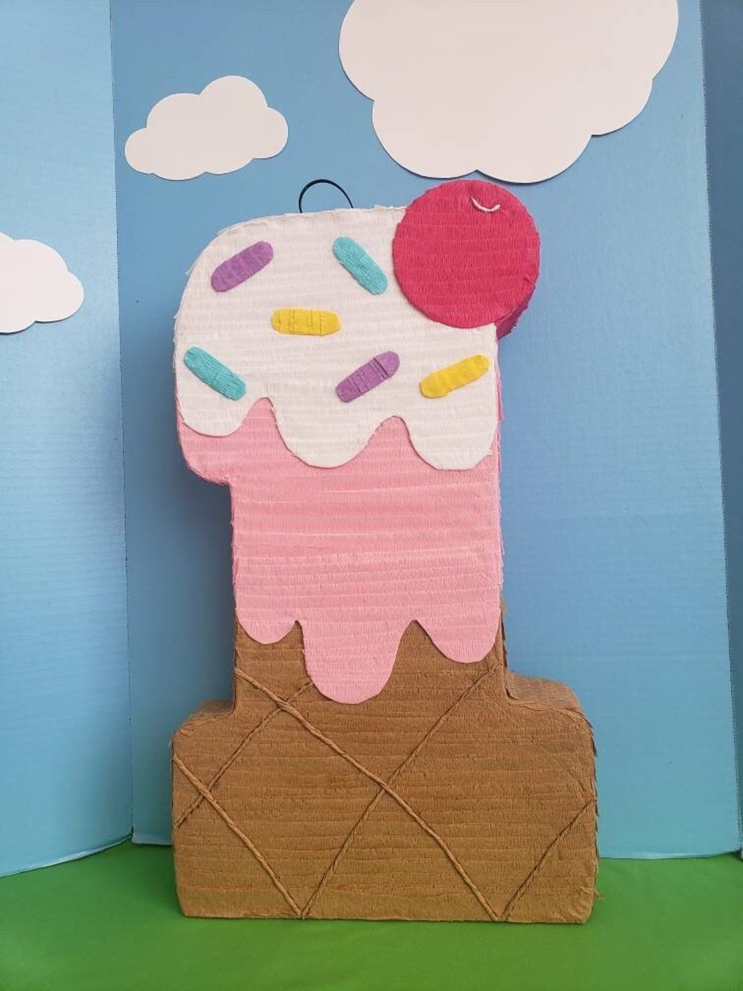 Ice Cream Pinata, Personalized Handmade Pinata, Kids Gift, Family ...