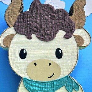 Bull Piñata, Personalized Handmade Piñata, First Rodeo Piñata, Party ...