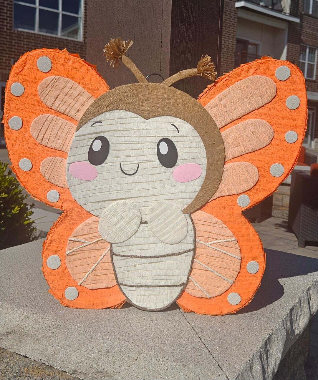 Butterfly Pinata, Handmade Personalized Piñata, Birthday Party Game ...