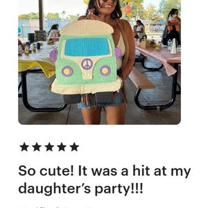 Van Pinata, Personalized Handmade Pinata, Birthday Fun, Family ...